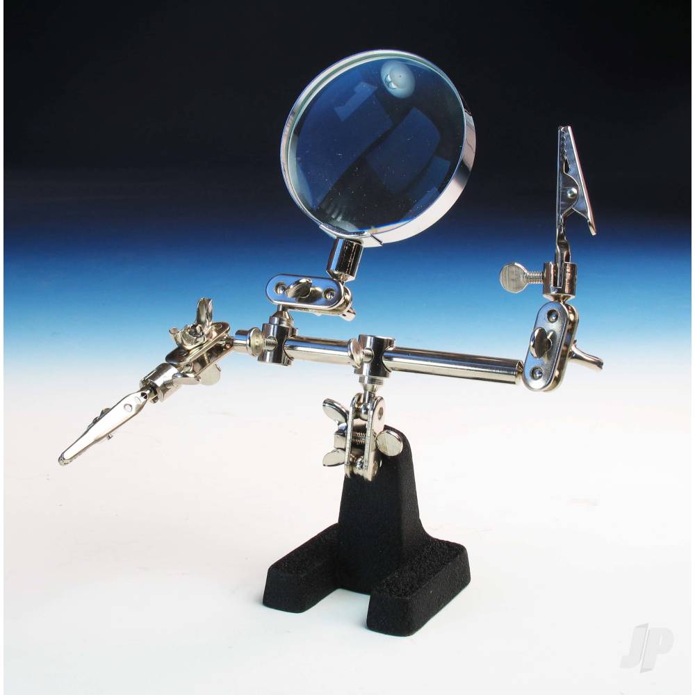 Helping Hand With Glass Magnifier | Voltage Models