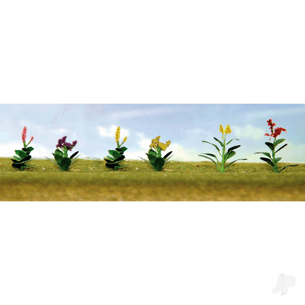 Assorted Flower Plants 4, HO-Scale, (12 per pack) | Voltage Models