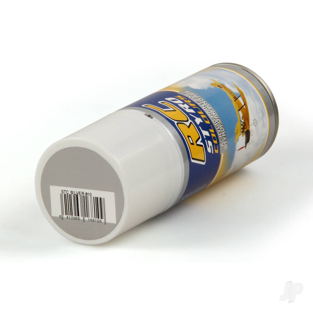 RC Styro Colours Silver (#810) (150ml) | Voltage Models