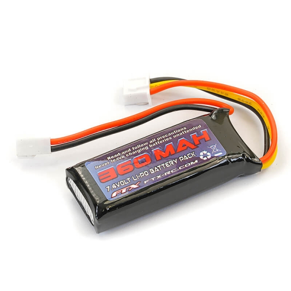 FTX Utah 7.4v 360mah Lipo Battery | Voltage Models