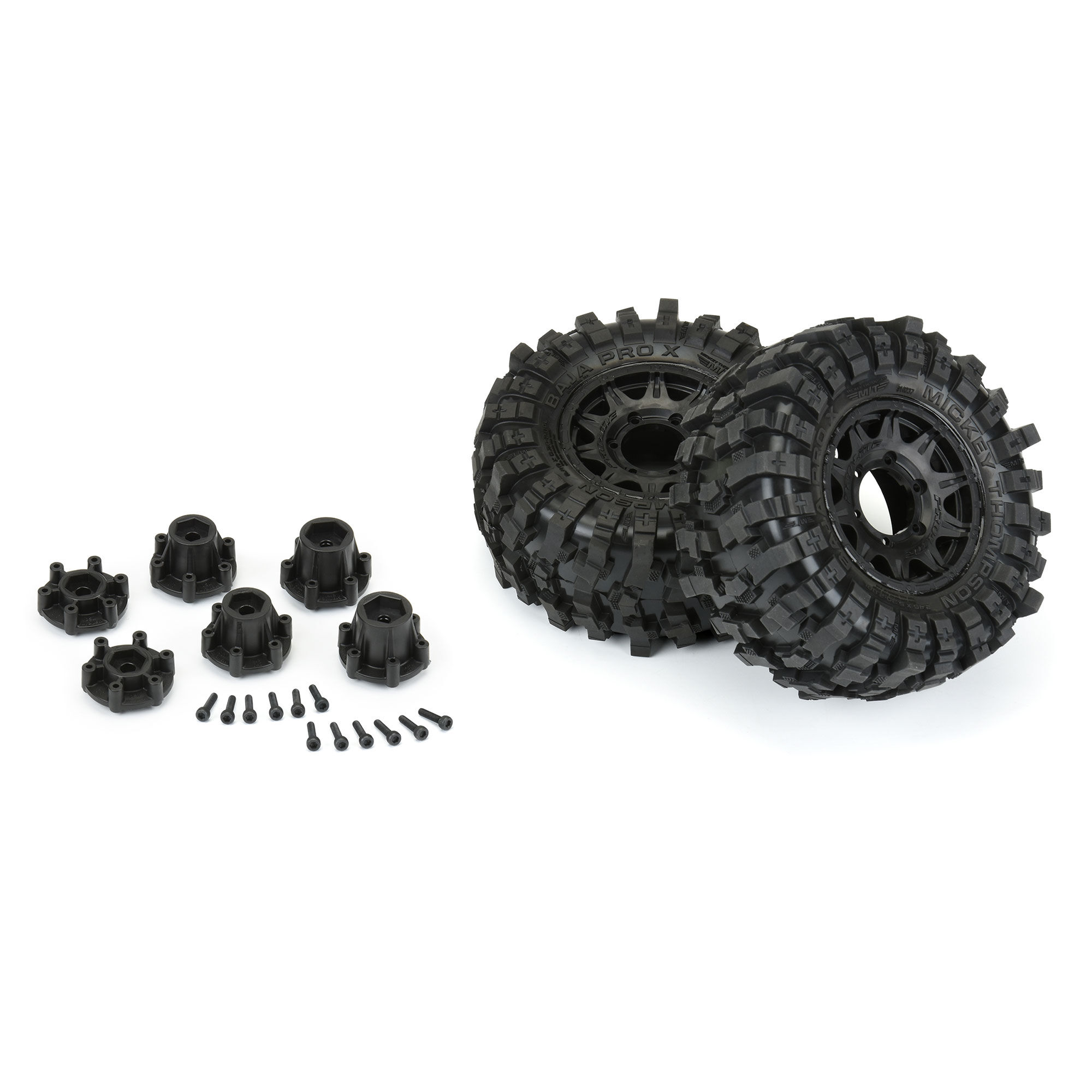 Mickey Thompson Baja Pro X 2.8" Tires Mounted on Raid Black | Voltage ...