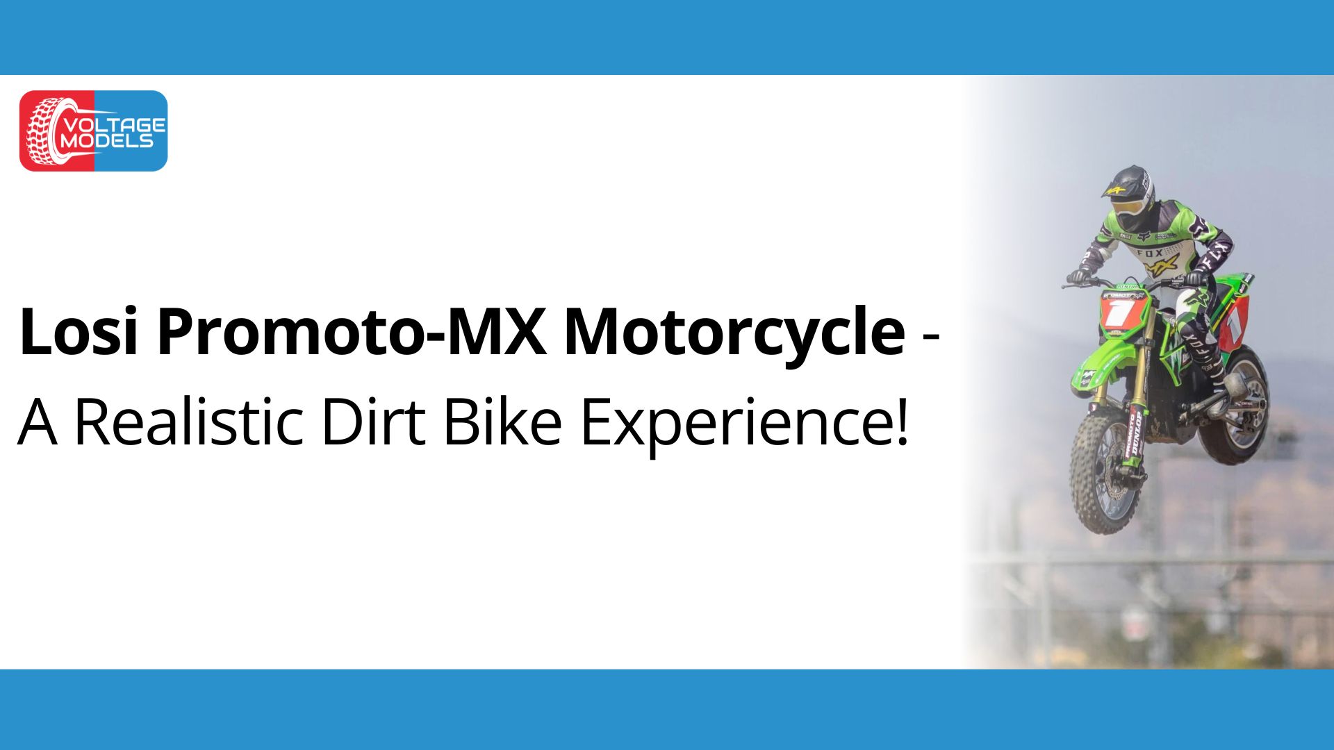 Losi Promoto-MX Motorcycle - A Realistic Dirt Bike Experience!